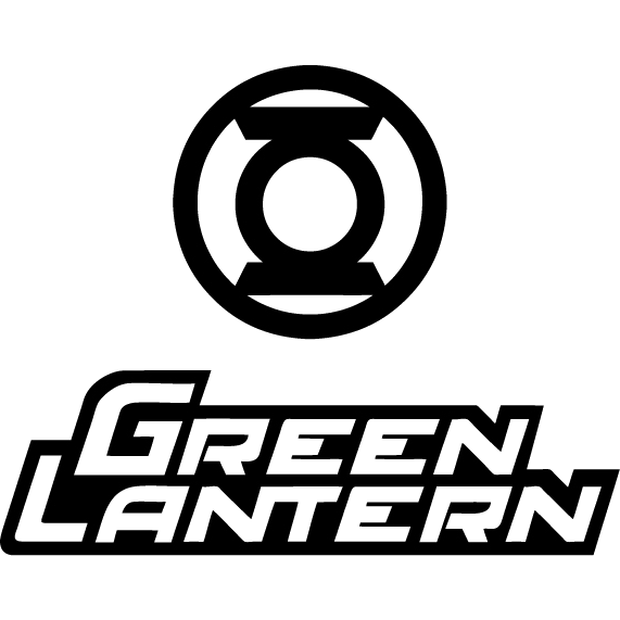 Vinilo Adhesivo del Emblema de Linterna Verde - Rotulos Decorativos